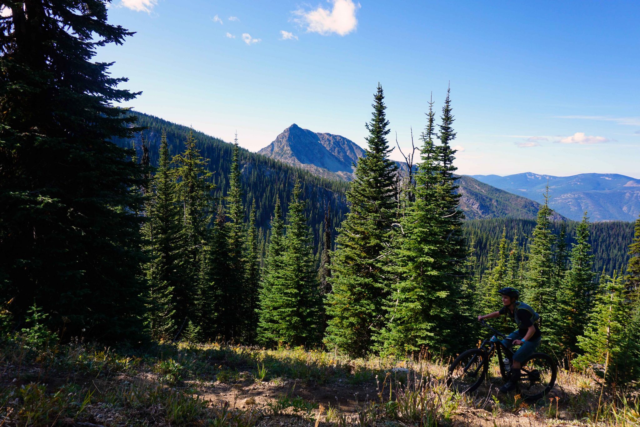Mountain Biking the Seven Summits Trail in Rossland