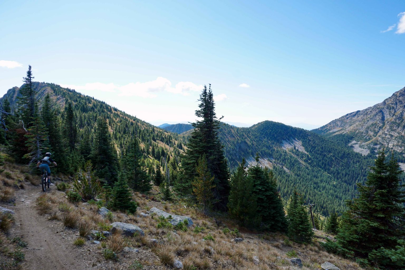 Mountain Biking the Seven Summits Trail in Rossland