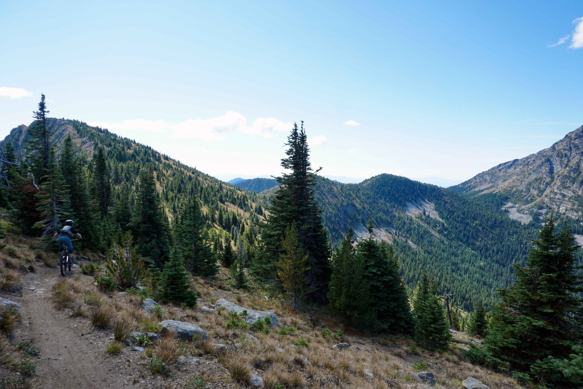 Mountain Biking the Seven Summits Trail in Rossland