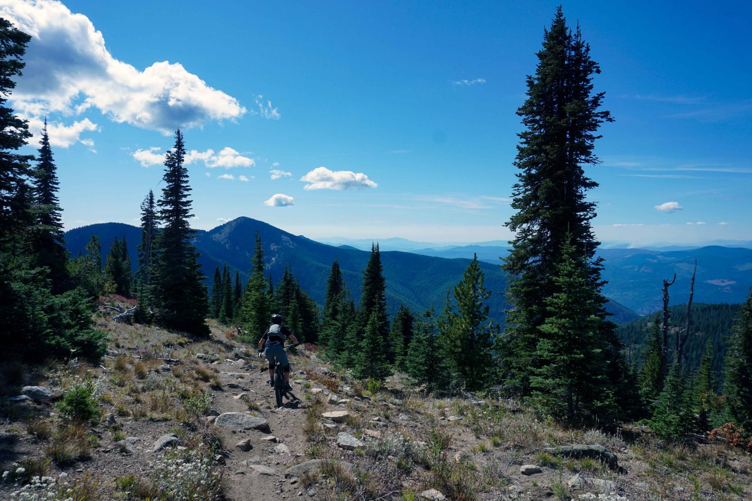 Mountain Biking the Seven Summits Trail in Rossland